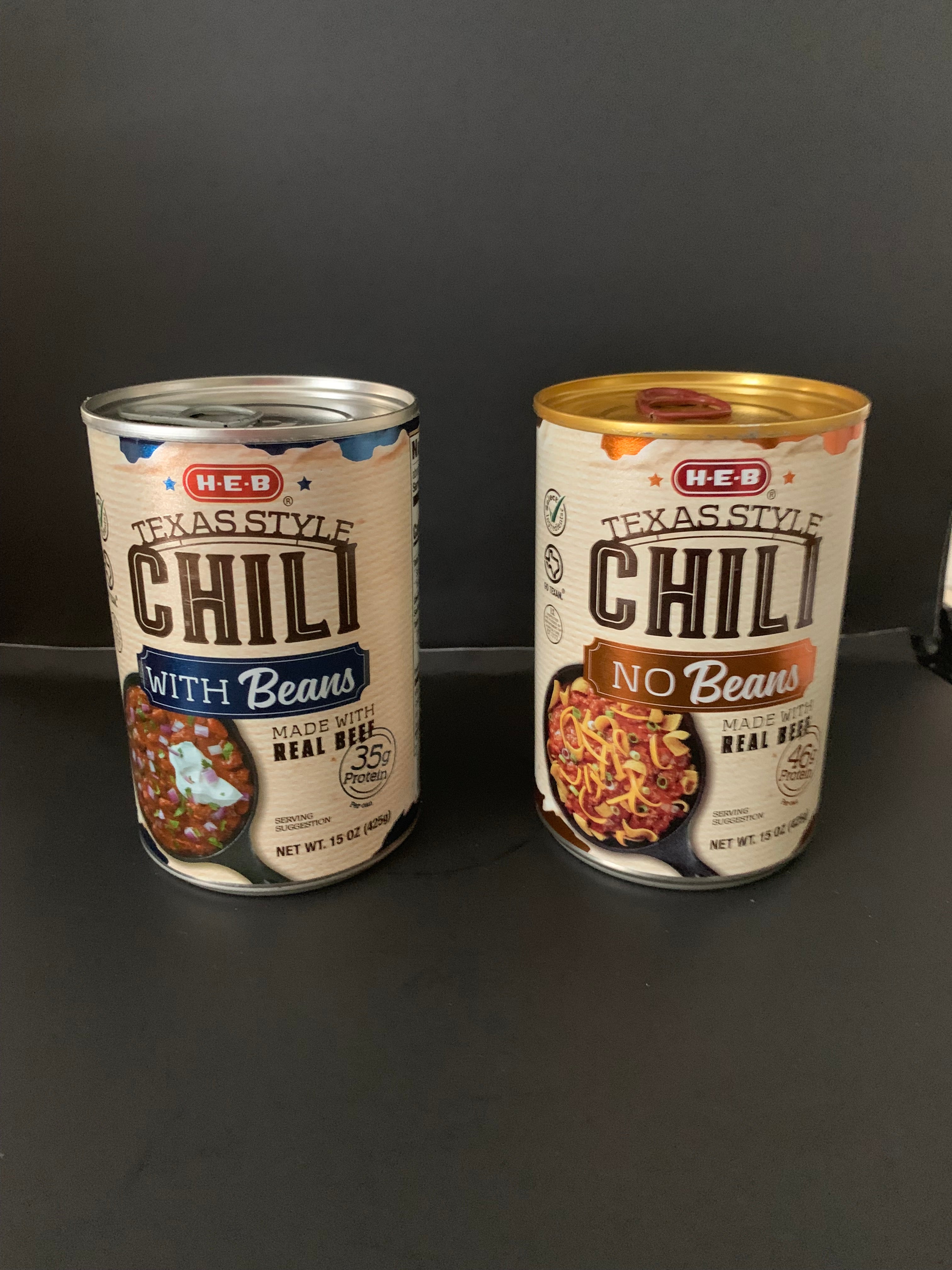 H‑E‑B Texas Style Chili WITH Beans – Texas Treatz